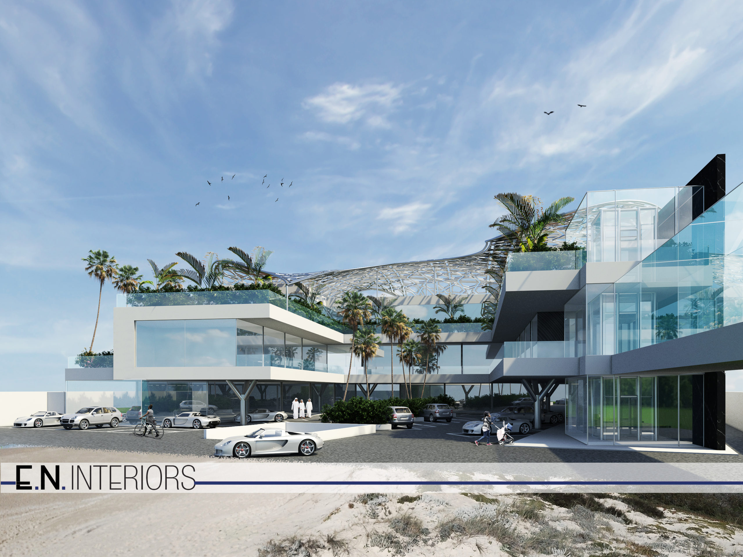 Strip Mall in Bahrain 02 - E.N.Interiors