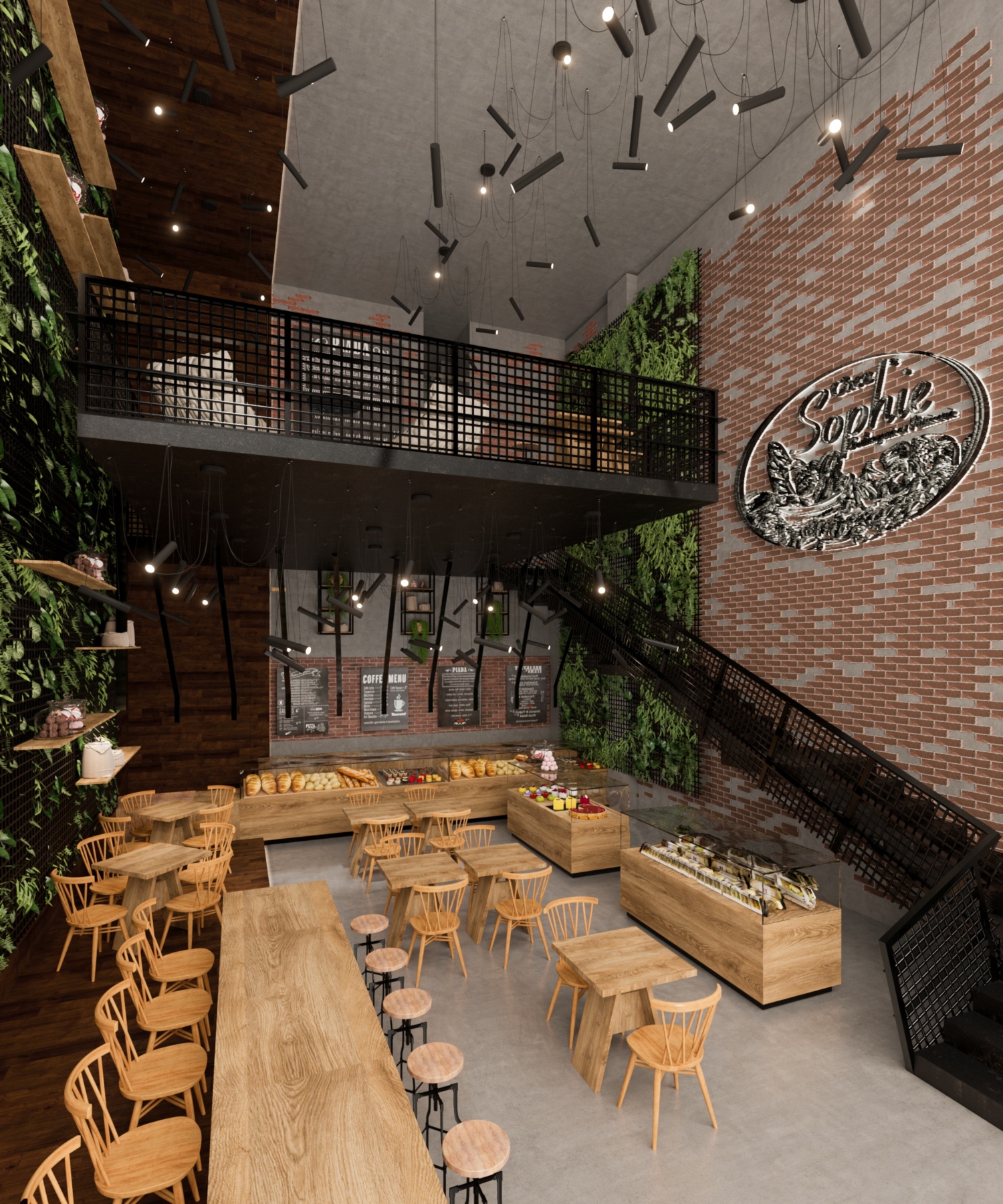 Chez Sophie Bakery in Bahrain - E.N.Interiors